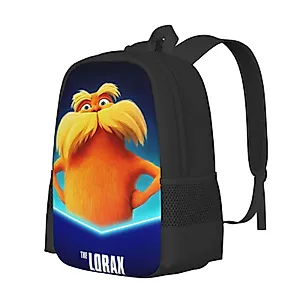 NALCKA The Anime Lorax Backpack Large Capacity Leisure Travel Backpack Book Bag Outgoing Daypack 12.5x5.5x16.5 inch