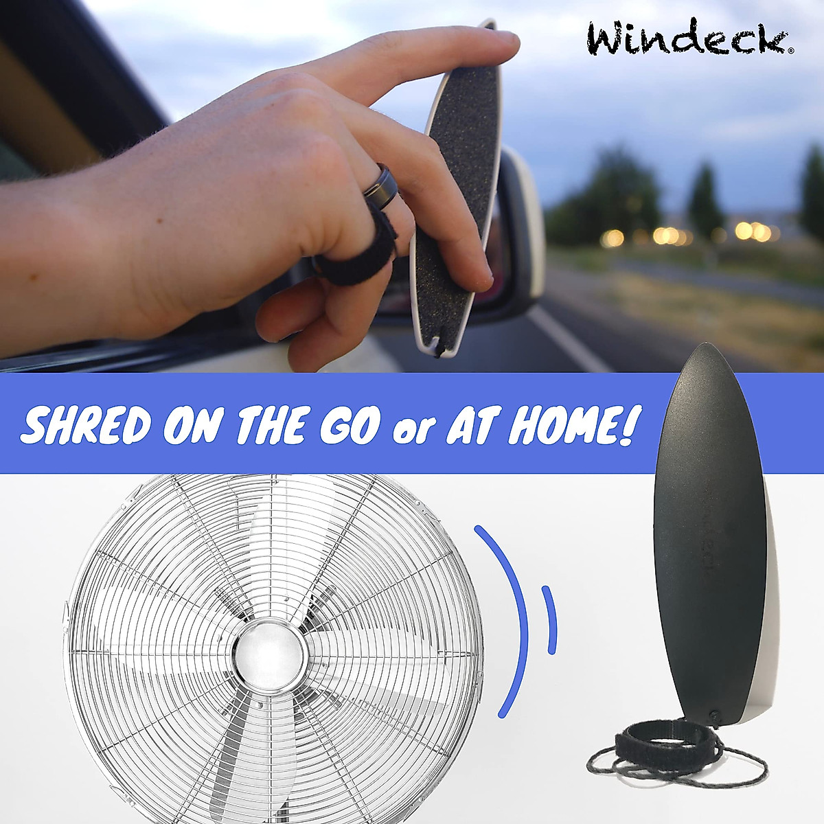 Windeck Finger Surfboard - Rad Fingerboard Toy - Surf The Wind - Mini Board for Kids and Surfers Looking to Hone Their Surfer Skills (Red Shed)