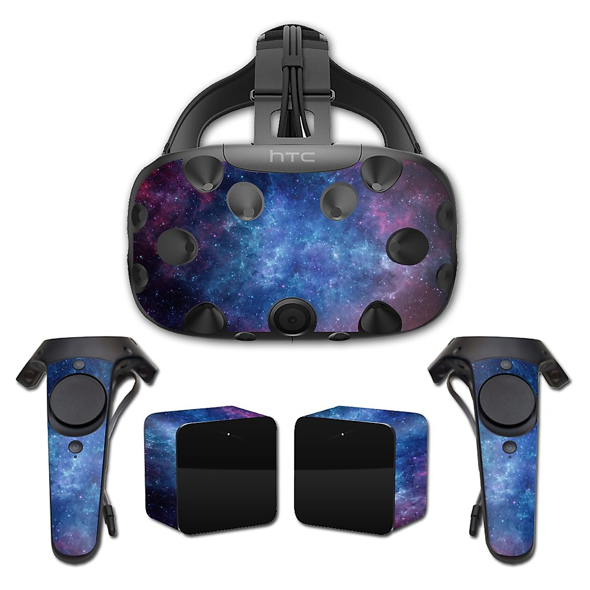 MightySkins Skin Compatible with HTC Vive Full Coverage - Nebula | Protective, Durable, and Unique Vinyl Decal wrap Cover | Easy to Apply, Remove, and Change Styles | Made in The USA
