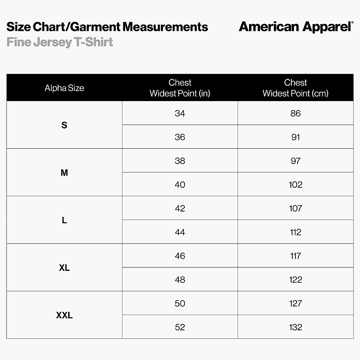 American Apparel Fine Jersey T-Shirt, Style G2001, Multipack, Powder Blue (2-Pack)