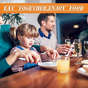 Nuenen 200 Pcs Forks and Knives Stainless Steel Forks Silverware Set Include 100 Dinner Forks and 100 Knives Flatware Set Tableware Cutlery Set for Home Restaurant, Mirror Polished, Dishwasher Safe