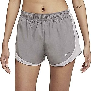Nike Women's Dri-Fit Tempo Shorts (Large, Atmosphere Grey/Wolf)