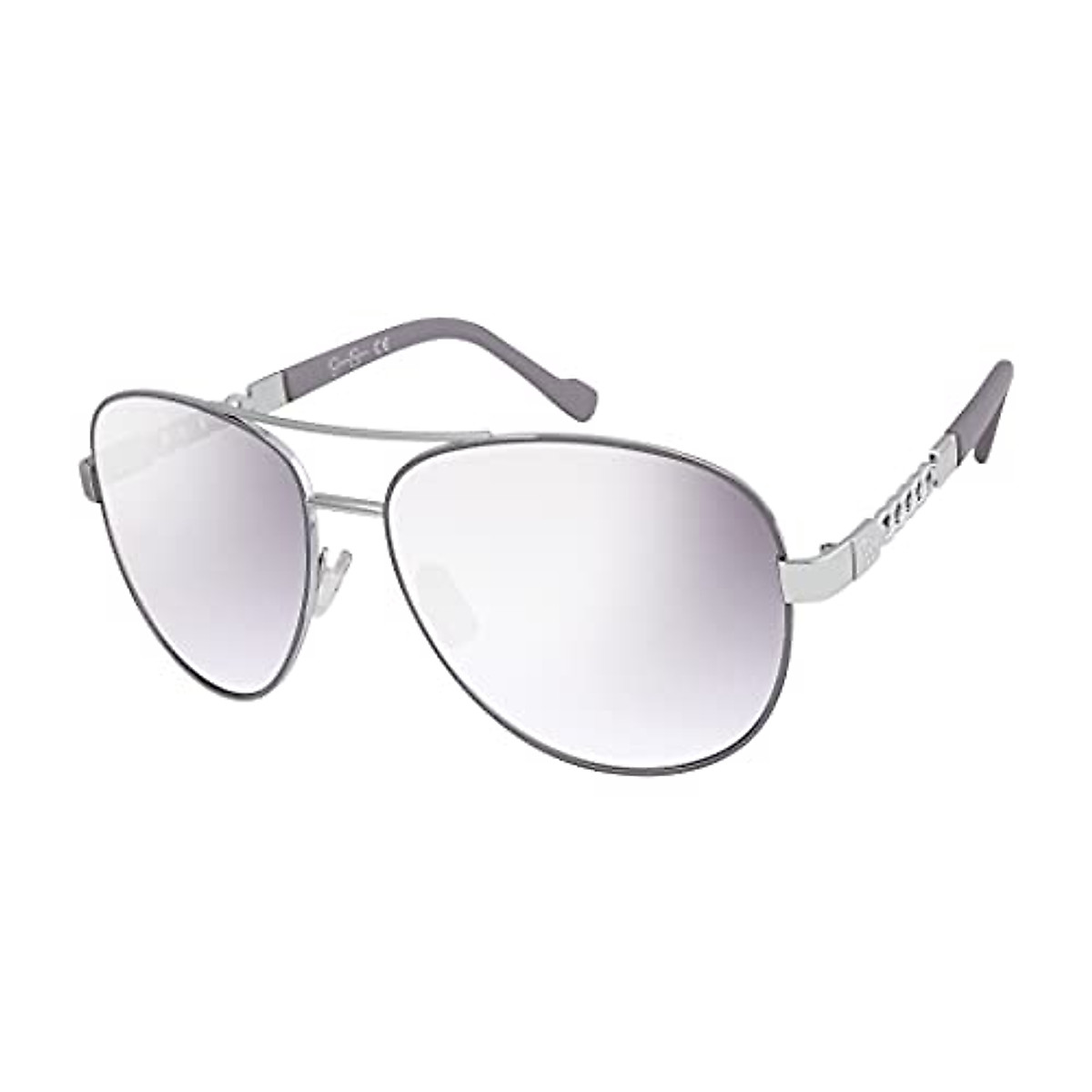 Jessica Simpson Women's J5359 Fashionable Metal Aviator Pilot Sunglasses with UV400 Protection - Glamorous Sunglasses for Women, 60mm