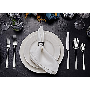 Royalrose Alexander Fine Forks, Set of 4, 18/10 Stainless Steel, Well Made, Dishwasher Safe, Heavy Duty Fork (8.1" Dinner Fork)