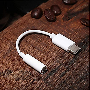 Type C to 3.5mm Aux Cable JIMAT USB C to 3.5mm Jack Audio Female Compatible for Pixel Pad P20 Pro Mate 20 Pro OnePlus Xiami Stereo Microphone Noise Cancelling Headphones Jack Converter