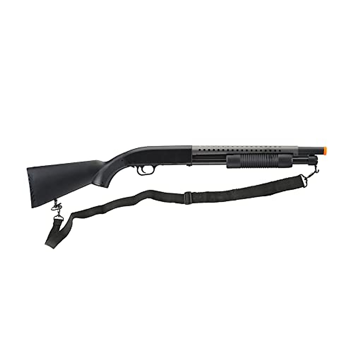 Airsoft Shotgun with Full Metal Barrel Single Shot Pump Action 300 FPS (Airsoft Gun)