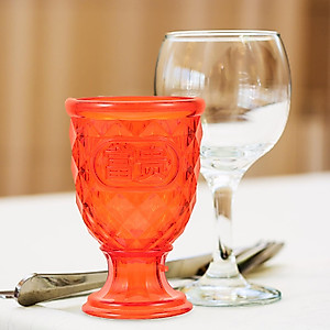 Kichvoe 10pcs vintage cups vintage wine glasses whisky glasses wedding wine glasses whiskey tumblers red cups whiskey glasses Chinese Mug Party Cups shot glass Disposable plastic banquet