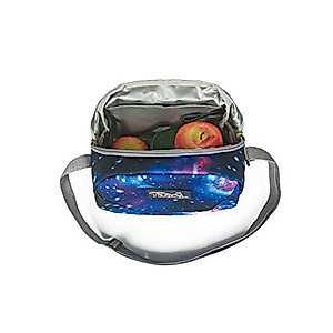 Tilami Rolling Backpack Laptop 18 inch with Lunch Bag, Galaxy