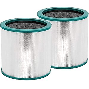 TP01 HEPA Filter Replacement Compatible with Dyson Tower Purifier Pure Cool Link TP01, TP02, TP03, AM11, BP01 Models, Compare to Part # 968126-03 (Pack of 2)