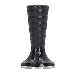 MOTUZP Coffee Tamper Food Grade Safe Coffee Hand Tamper with Flat Stainless Steel Base Professional Coffee Hand Tamper (51mm)