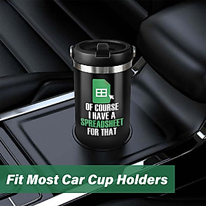 thmasamwr 30oz Excel Tumbler, Spreadsheet Coffee Mug, Relax I Have A Spreadsheet For That Mug for Accountant, CPA, Coworker, Funny Spreadsheet Excel Gifts for Men Women