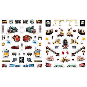 Eyelike Stickers: Trains