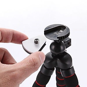 FocusFoto Octopus Flexible Portable Tripod Stand 1/4'' Screw Mounting for Camera Digital DV Action Camera DSLR Medium Size