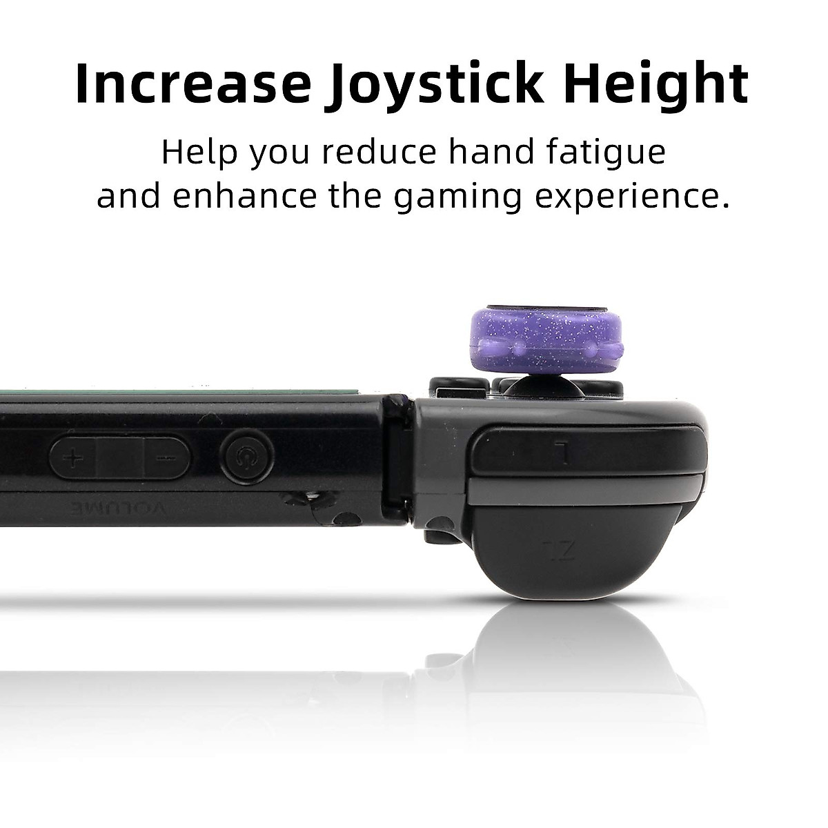 GeekShare 4PCS Cute Ghost Halloween Thumb Grip Caps,Soft Silicone Joystick Cover Compatible with Nintendo Switch/OLED/Switch Lite