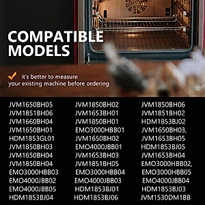 GYOFFULL WB15X10144 Microwave Door Handle Black Compatible with GE Microwaves Replaces AP3792823,1085689, AH952973 Oven Replacement Parts Kitchen Appliance Accessories