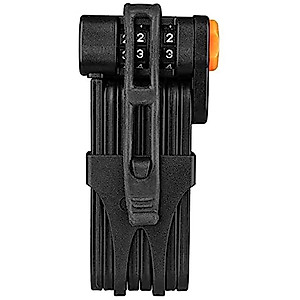 2 Pieces of Bicycle Code Lock, Tram Lock, Mountain Bike Portable Folding Lock, Portable Hinged Bicycle Lock