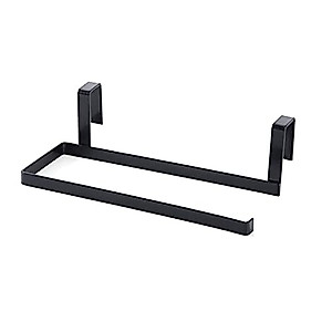 TJLSS Kitchen Free Punch roll Paper Rack Towel Storage Rack Paper Towel Rack Cabinet Hanger Bathroom Rack (Color : D, Size : 23.5cm)