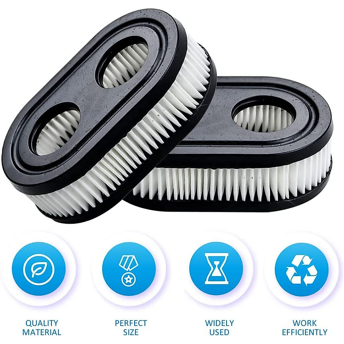 593260 Air Filter, 798452 334404 Lawn Mower Air Cleaner Replacement Filters for 4247 5432 5432k 09P00 09P702 550E 500EX 550EX 625 575EX Mower Series Engine Accessories