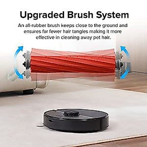 roborock Q7 Robot Vacuum and Mop, LiDAR Navigation, 2700Pa Suction, Multi-Level Mapping, 180mins Run-Time, Works with Alexa, Perfect for Hard Floors, Carpets, and Pet Hair (Black)