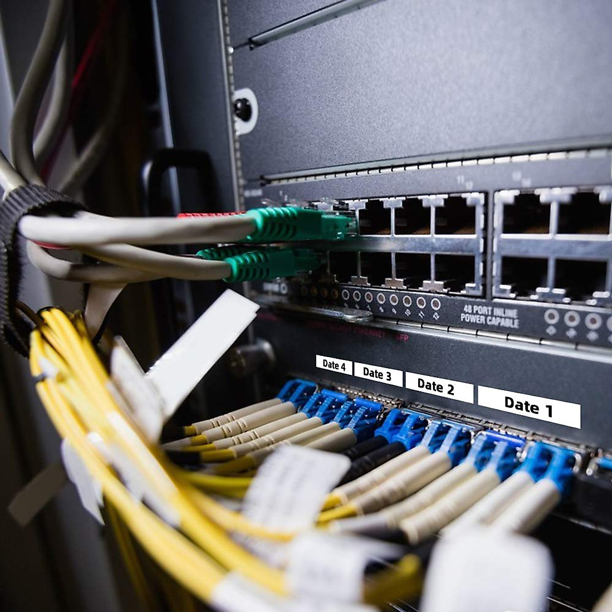 5-Pack a45013 Compatible Dymo Label Maker Refills Dymo D1 Label Tape 45013 S0720530 Dymo d1 Labels, Black on White,1/2 Inch x 23Feet, for DYMO LabelManager 160 210D 260P 280 360D 420P 450D COLORPOP