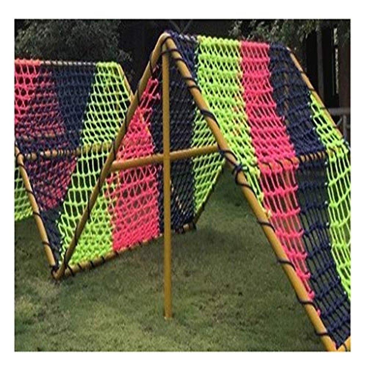 MAGFYLY Banister Guard net Child Safety nets, Rope Thickness 6mm, 5cm mesh, Playground Play net Children's Stairs Anti-Fall net Isolation net Garden Plant Fence Cargo Network (Size : 33M)
