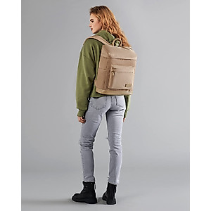 HotStyle ADMETA Casual Daypack College Backpack Aesthetic Bookbag, Pastel Blue