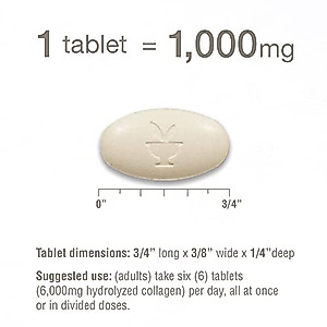 Youtheory Collagen with Vitamin C, Advanced Hydrolyzed Formula for Optimal Absorption, Skin, Hair, Nails and Joint Support, 290 Supplements