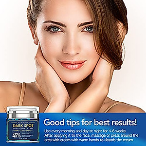 Ashania Dark Spot Remover for Face,Hyperpigmentation Treatment, Dark Spot Cream, Blemish spot treatment, Freckle Remover, Melasma treatment for face, Sun Spot Remover & Blemish Reducer, for All Skin Types