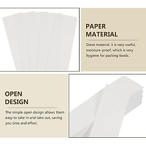 Hemoton 200pcs Kraft Paper Chopsticks Bag Chop Sticks Pack Disposable Bag Chopsticks Sleeves Disposable Chopsticks Bags Disposable Cutlery Chopsticks Disposable Paper Cutlery