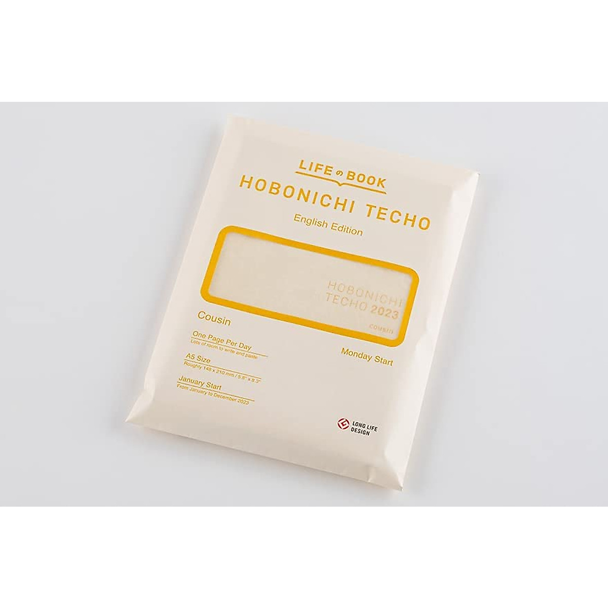 Hobonichi Techo Cousin Book [English/A5/January 2023 Start/Monday Start]