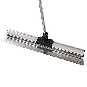 Futchoy Drywall Skimming Blade Set - 12", 22" & 32" Blades + 34.65-80.71"Extension Handle | Pro-Grade | Stainless Steel Construction | High-Impact End Caps