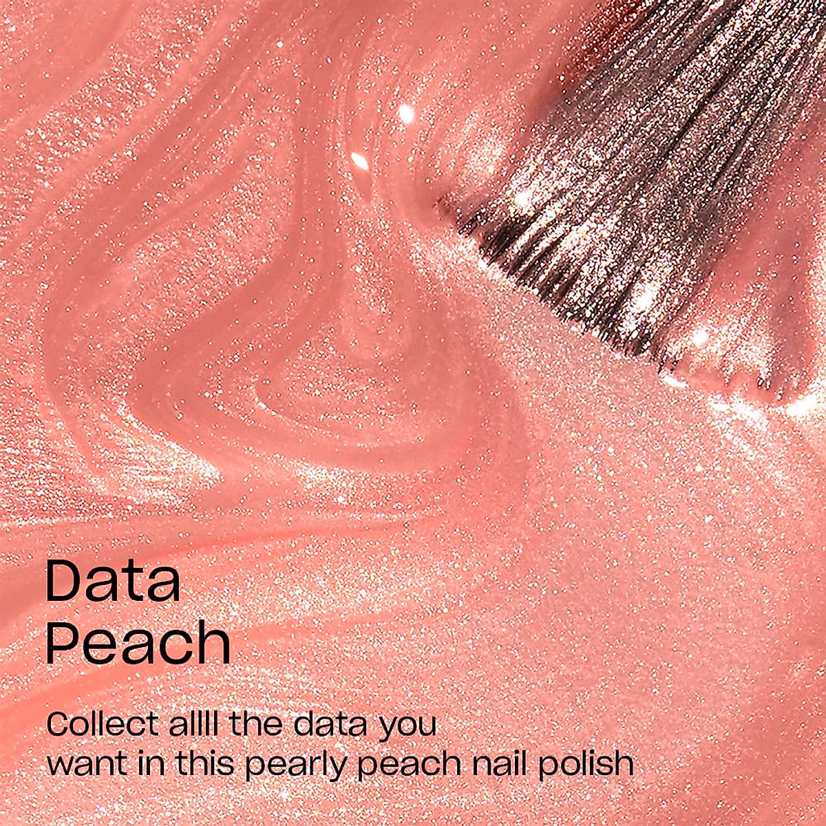 OPI Nail Lacquer Data Peach | Sheer Bright Orange Pearl Chip Resistant Nail Polish | Me, Myself Collection