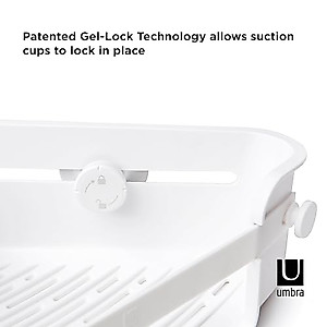 Umbra Flex Gel Lock Corner Shower Bin