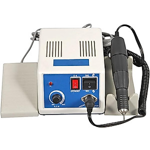 Finlon 35K RPM Micromotor Polisher Micro Motor Handpiece Polishing Handpiece Electric Micromotor Polishing Machine (A-90) For Lab,Jewelry,Ceramics,Silicone,Glasswork,Woodcarving, Artware