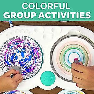 Crayola Spin & Spiral Art Station, DIY Crafts, Toys for Boys & Girls, Gift, Age 6, 7, 8, 9