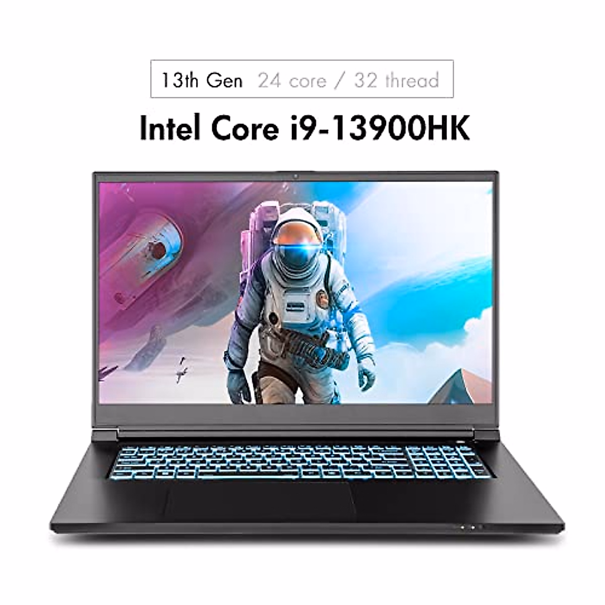 Sager 2023 NP7881E Gaming Laptop, 17.3 Inch FHD 144Hz 72% NTSC, Intel i9-13900HX, RTX 4070 8GB, 64GB RAM, 2TB Gen4 NVMe SSD, TBT 4, Win 11