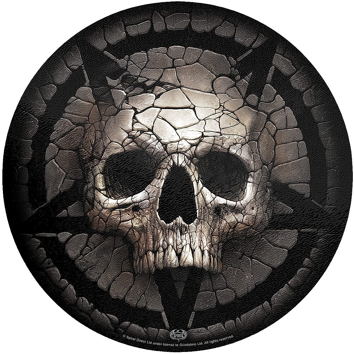 Spiral - Cracking Up - Glass Chopping Board (Circular) - L