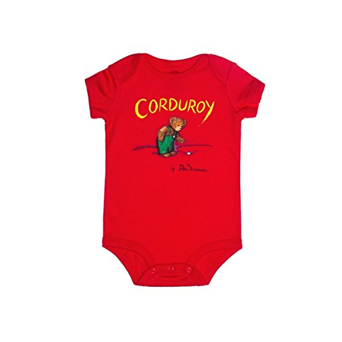 Out of Print Infant Corduroy Bodysuit 6 Month Red