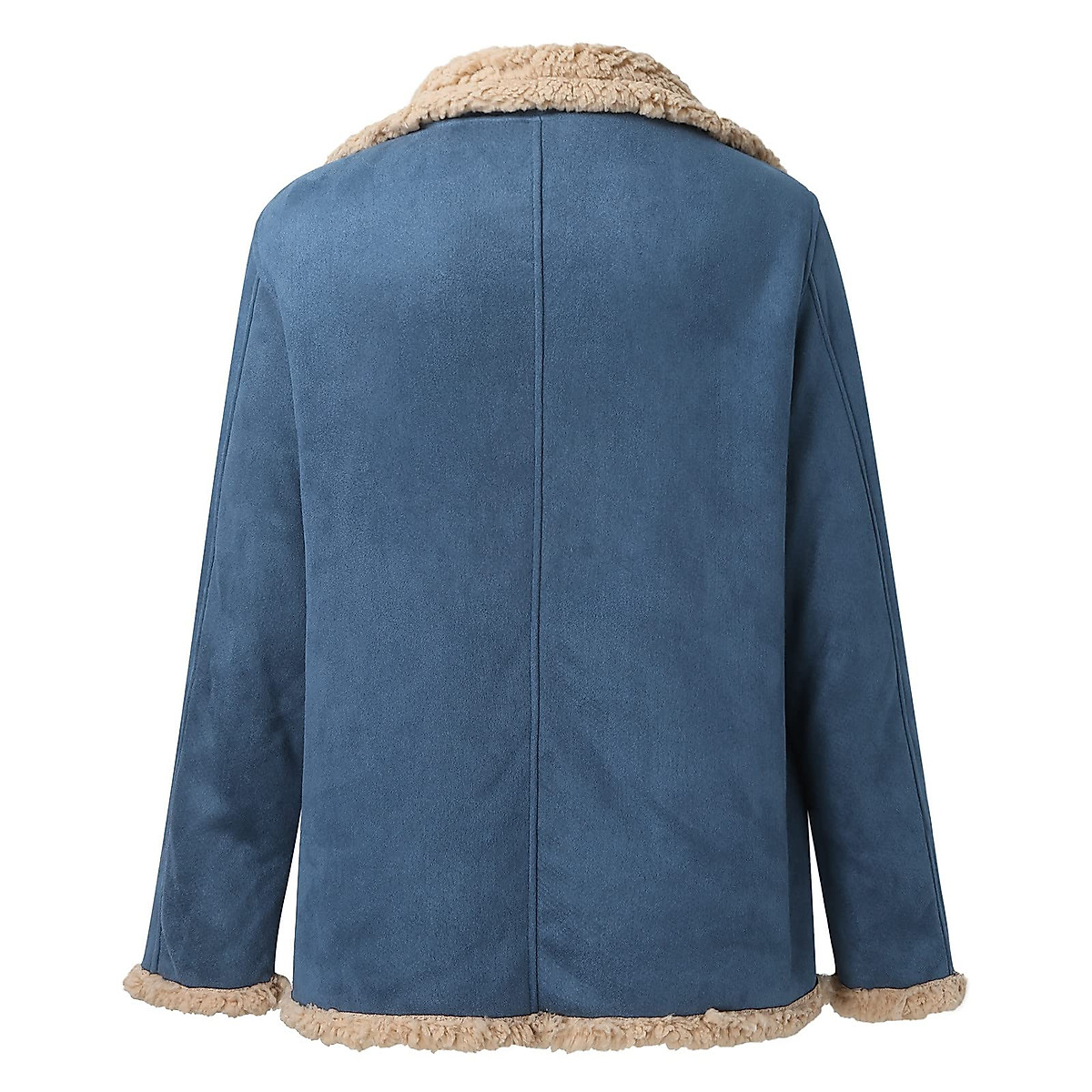 ADUWOAN Mens Winter Jackets Mens Leather Jacket Fur Coats Sherpa Jacket Clothes for Men Men's Stylish Winter Jacket Winter Coats for Men