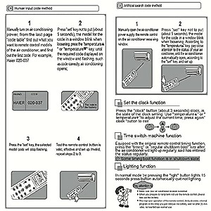 Universal A/C Air Conditioner Remote Control for Samsung Panasonic LG Fujitsu Sharp Gree Guangda Guqiao Haier Helton Hemilton Hicon Hisense Hitachi