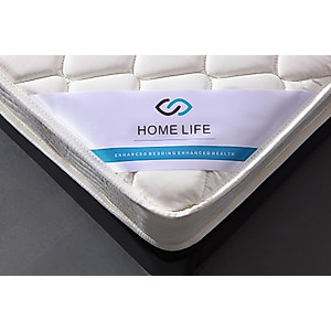 HomeLife 6-Inch King Size Mattress – Pocketed Coil Support & Quality Foam for Comfort Sleep - Eco-Friendly, Breathable –– GreenFoam Certified – King Mattress