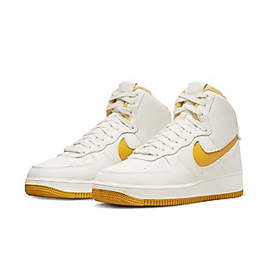 Nike Womens Air Force 1 High Sculpt Phantom/Yellow Ochre-Sail Size 8