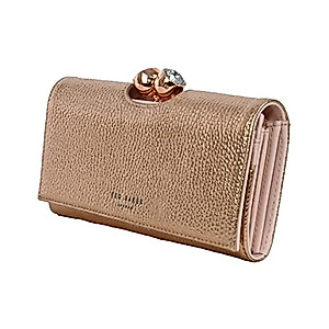 Ted Baker Women's Tammyy Textured Bobble Matinee Wallet (Leather, Rosegold)