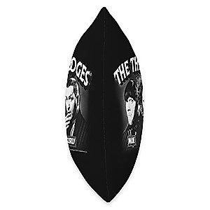 TTS The Three Stooges Opening Credits Logo Throw Pillow, 18x18, Multicolor