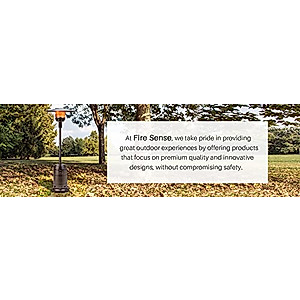 Fire Sense 61980 Patio Heater Replacement Part Accessories Universal Wheels 2-3/8" Diameter & 1 1/4" Wide for Outdoor Patio Gas Heaters - Set of 2 Wheels