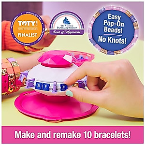 Cool Maker PopStyle Bracelet Maker, 170 Beads for Bracelets, Make & Remake 10 Bracelets, Bracelet Making Kit, DIY Arts & Crafts Kids Toys for Girls
