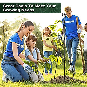 Garden Trellis for Climbing Plants Outdoor and Indoor 47.24inch, Rustproof Plant Trellis Support for Indoor Plants Trellis for Potted with 100 Ties and 5 Butterfly for Flowers Vegetable Fruits Vines