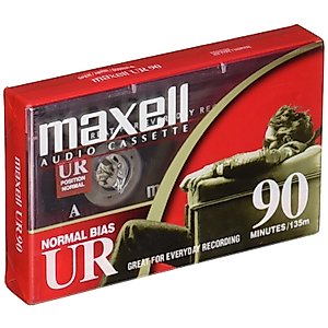 Maxell Dictation & Audio Cassette, Normal Bias, 90 Minutes