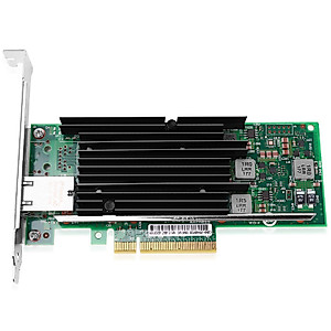 Vogzone 10Gb PCI-E NIC Network Card for Intel X540-T1,100MbE/1GbE/10GbE Copper Single RJ45 Port, with Intel X540 Chip,10GbE PCI Express 2.1 X8 Ethernet Adapter Support Windows/Linux/VMware
