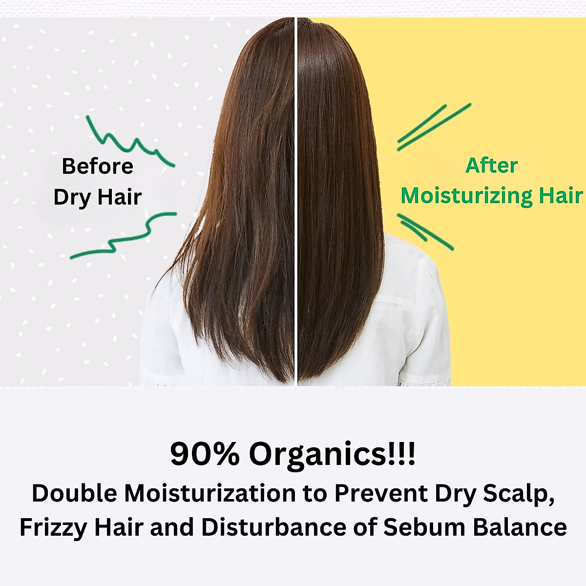 Moist Diane Natural & Organic Moisturizing Hair & Scalp Shampoo with Pump for Women & Men, Japanese Haircare Products for Dry, Damaged, Colored, Curly, Oily Hair, Botanical Moist 16.2 Fl Oz/480ml